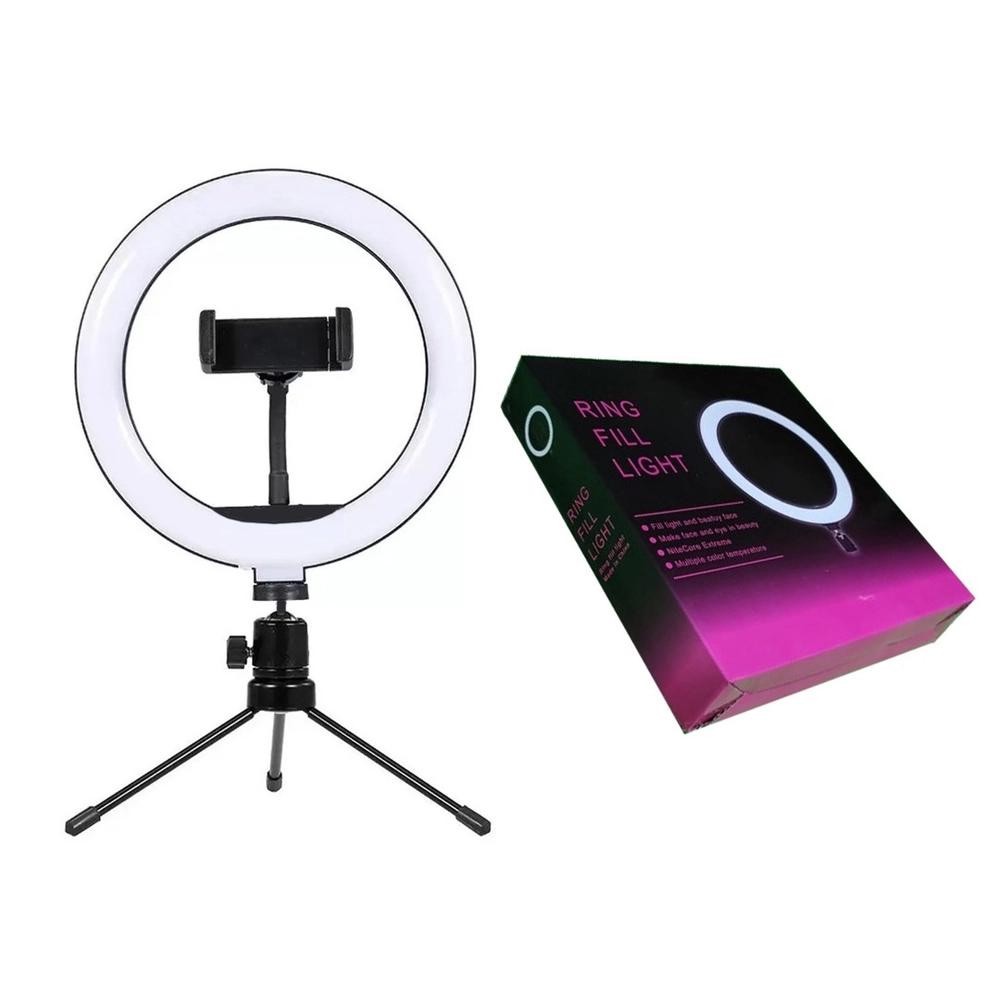 Ring light para celular melhora fotos e vídeos por a partir de R$ 15