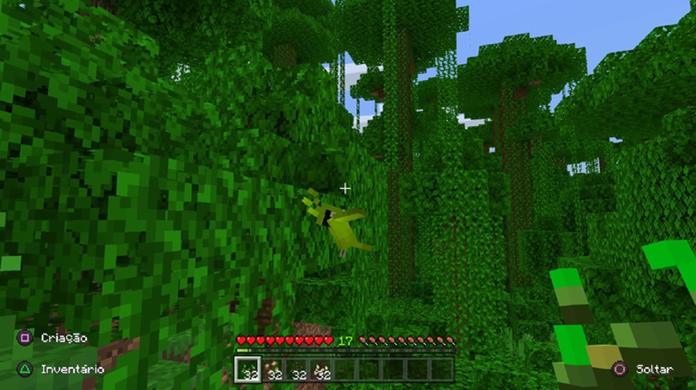 Como domesticar papagaio em Minecraft