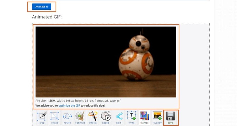 Como editar, remover ou adicionar quadros em um GIF