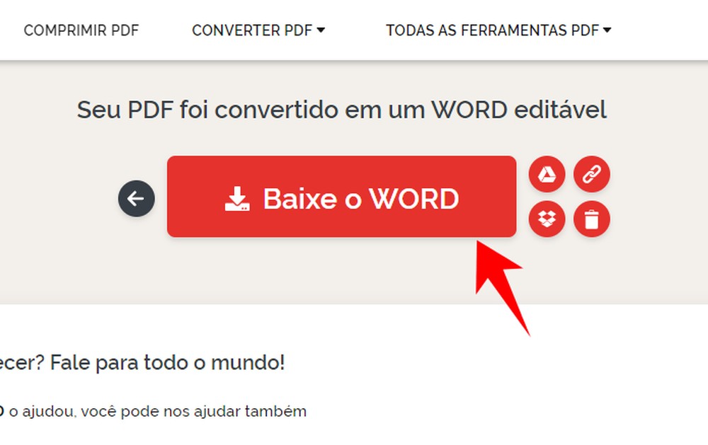 Como transformar PDF em Word online e gratuitamente