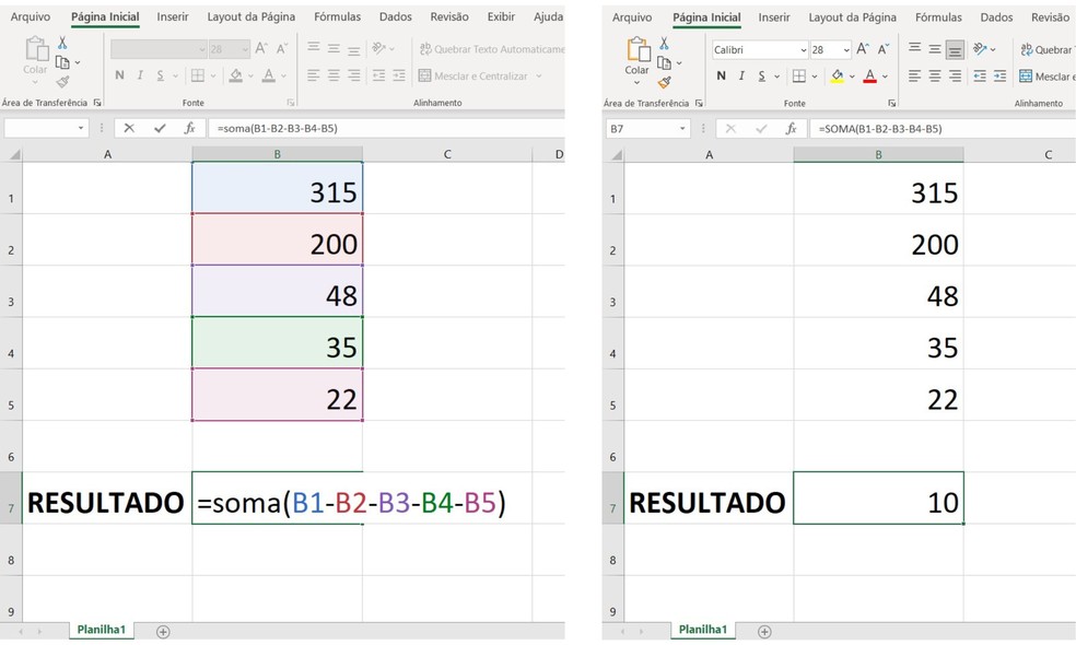 Como subtrair no Microsoft Excel (porcentagem, horas, datas e mais)