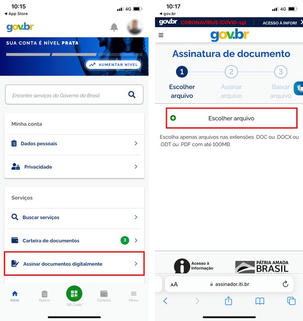 App Gov.br permite assinar documentos pelo celular; veja como