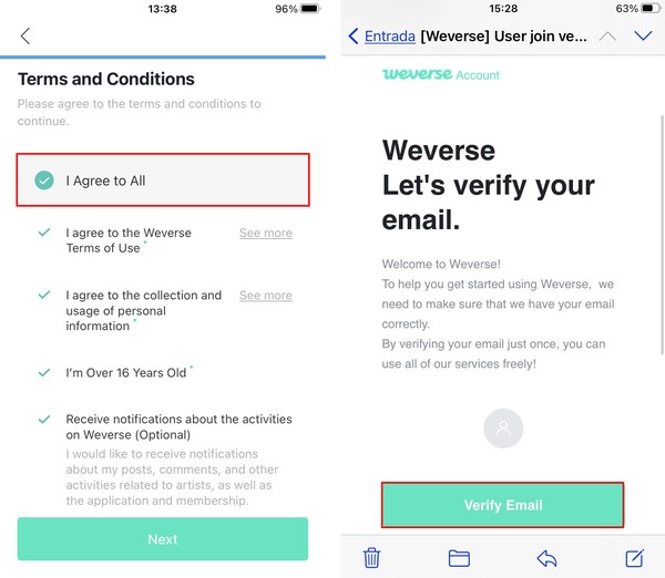 Como entrar no WeVerse e usar o aplicativo