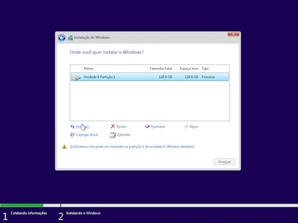 Windows não pode ser instalado em partição GPT? Veja como resolver