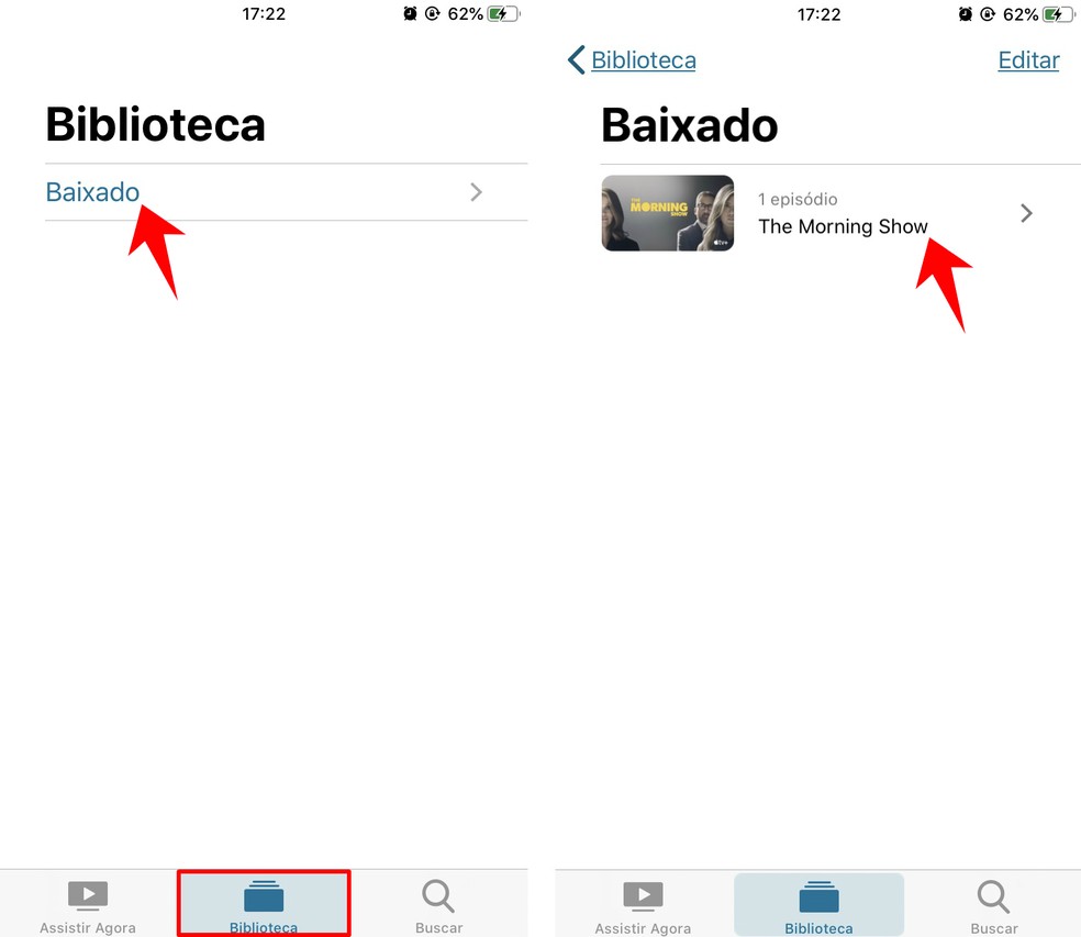 Apple TV+: como baixar filmes e séries para assistir offline