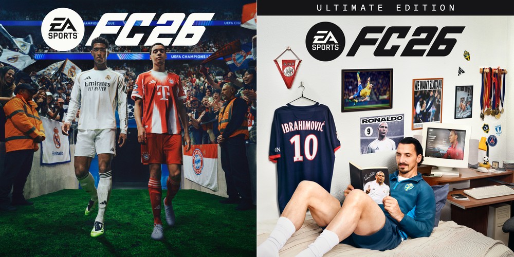 EA FC 26: veja imagens do jogo e capas com Bellingham, Musiala e Ibra