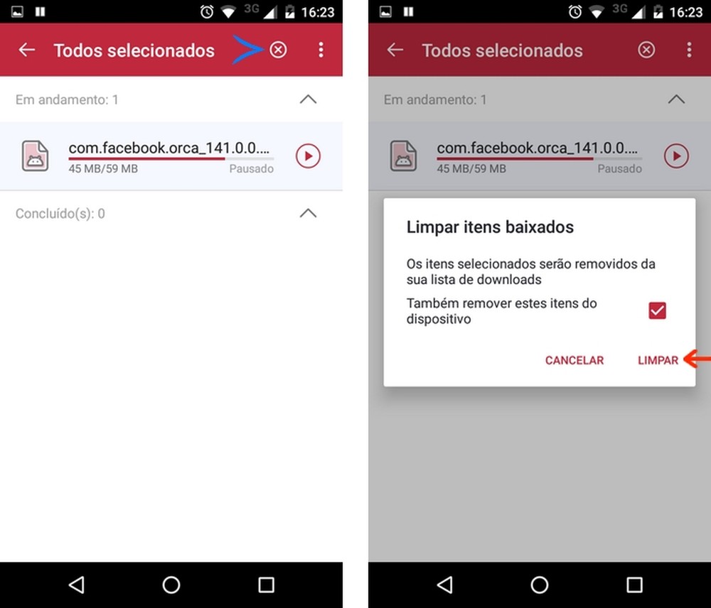 Como evitar download automático de arquivos no Android
