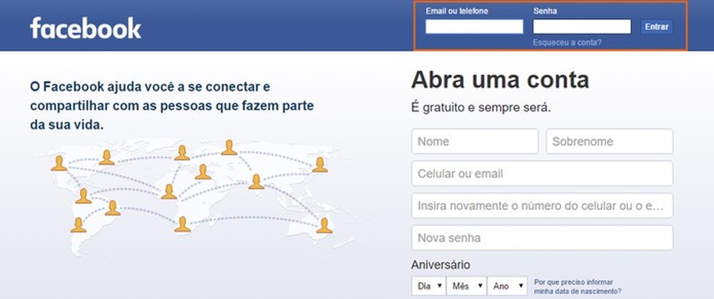 Como entrar em outra conta do Facebook sem fazer logout