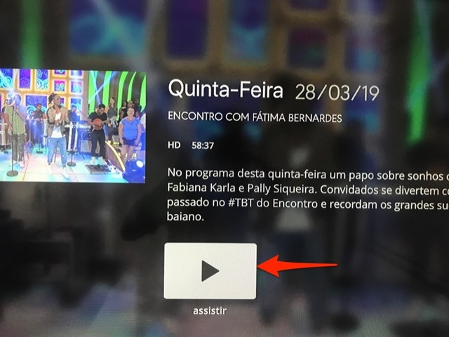 Como baixar e usar o app Globo Play na Apple TV