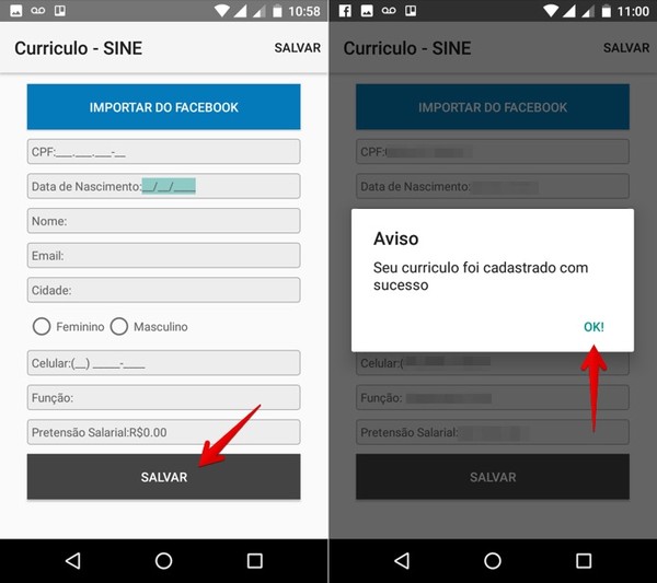 Como usar o app Sine para buscar vagas de emprego com o celular