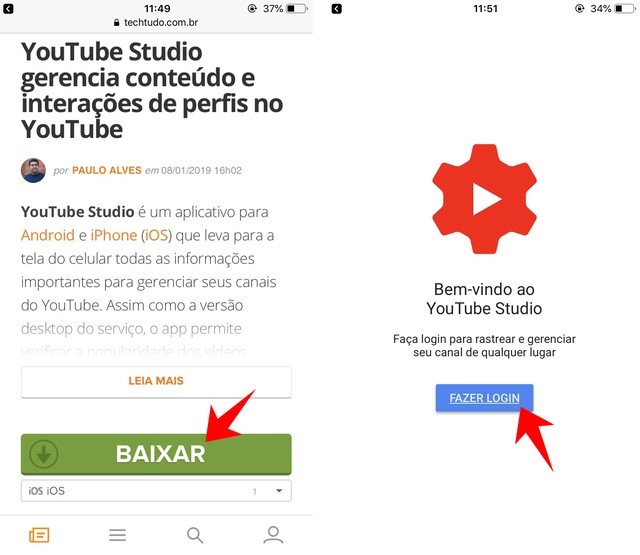 Como colocar capa no vídeo do YouTube pelo celular