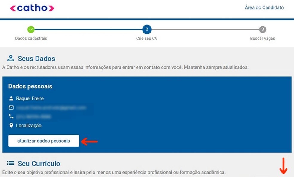 Catho gratuita para candidatos: veja como fazer cadastro no site