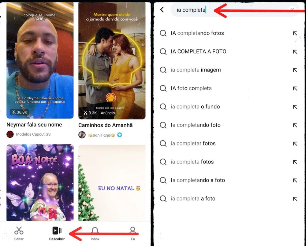CapCut: como fazer trend com IA que expande foto