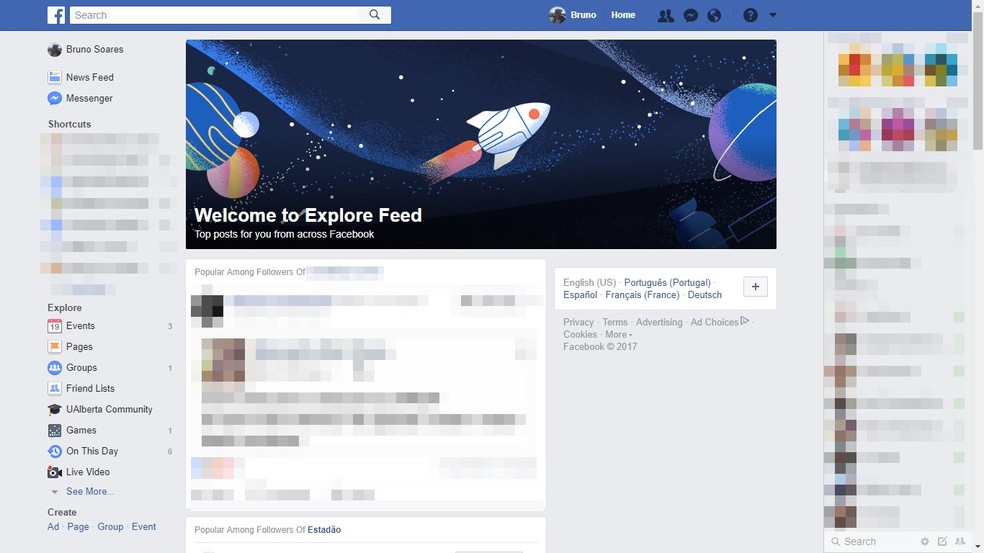 Feed Explorar do Facebook chega para todos no PC e no celular; entenda