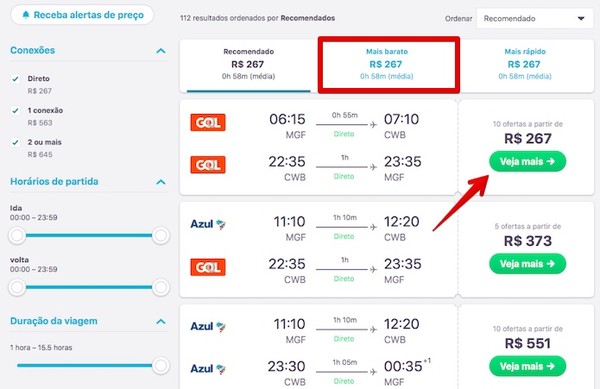 Como encontrar passagens aéreas baratas no Skyscanner em um mês específico