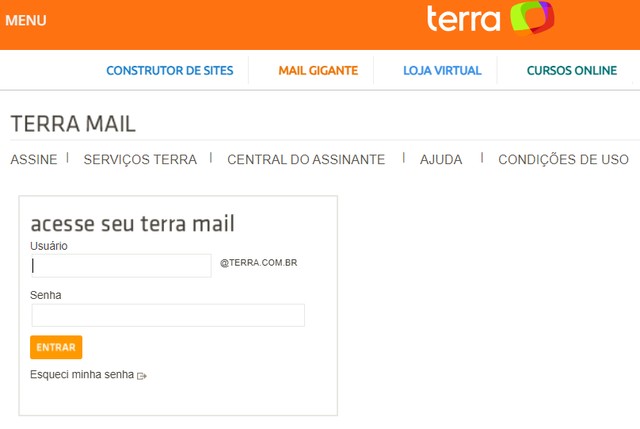 E-mail Terra fora do ar hoje? Usuários reclamam de falha