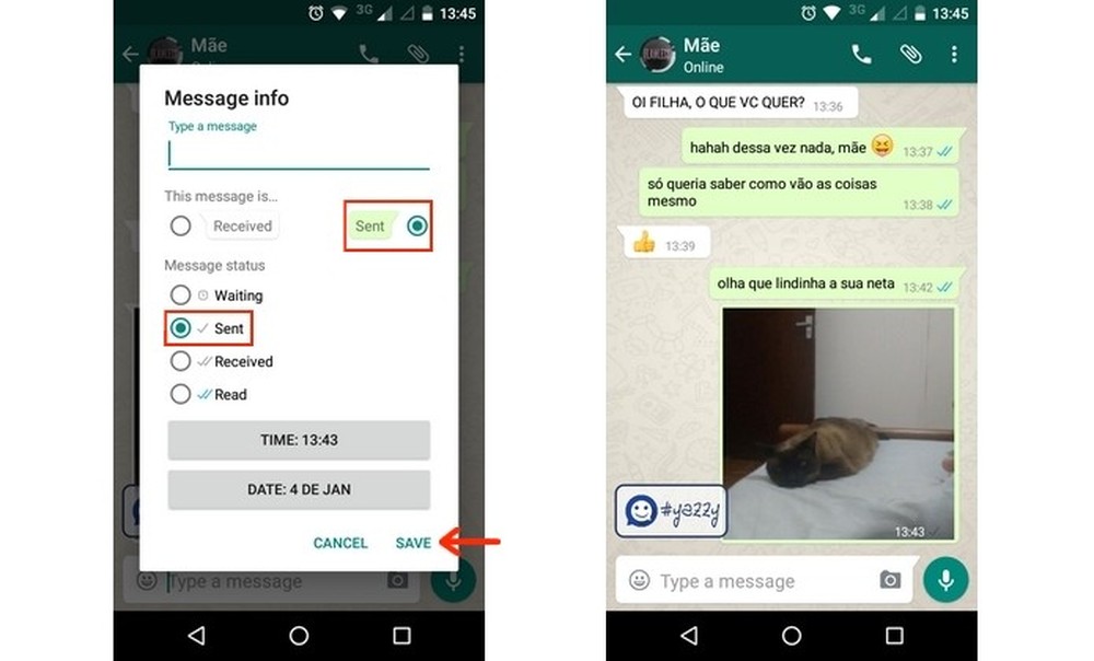 Como criar conversas falsas do WhatsApp com o Yazzy Simulator