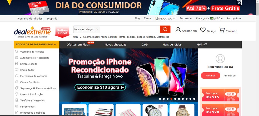 Dx.com é confiável? Veja se vale comprar da China no DealeXtreme