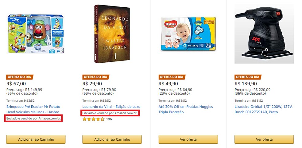 Como comprar produtos vendidos e entregues pela Amazon Brasil