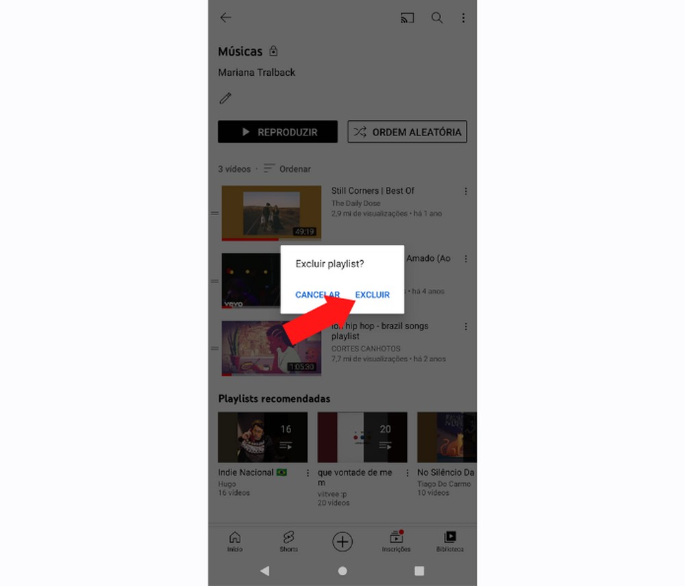 Como criar uma playlist no YouTube pelo celular (Android e iPhone)