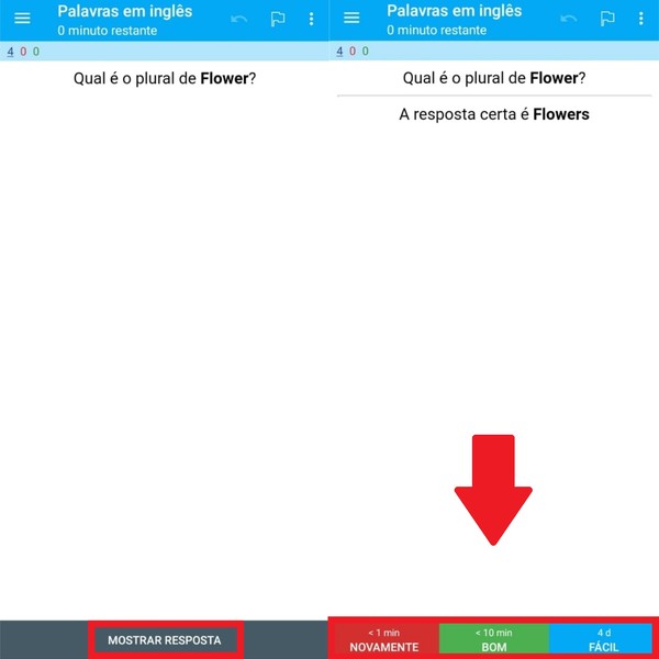 Como usar o app Ankidroid para fazer flashcards online