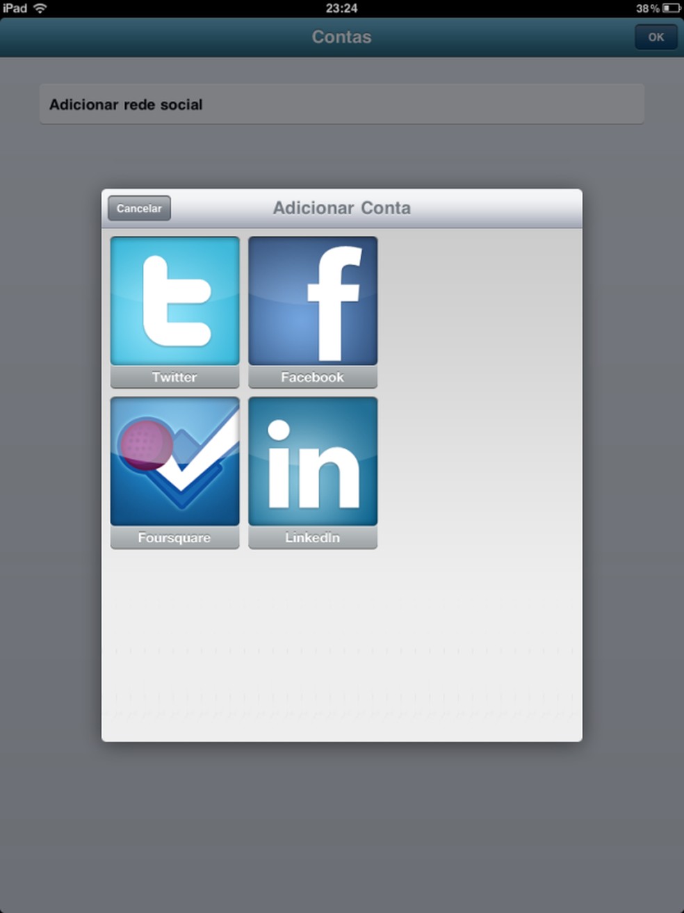 Como gerenciar múltiplas redes sociais no iPad, iPod Touch ou iPhone