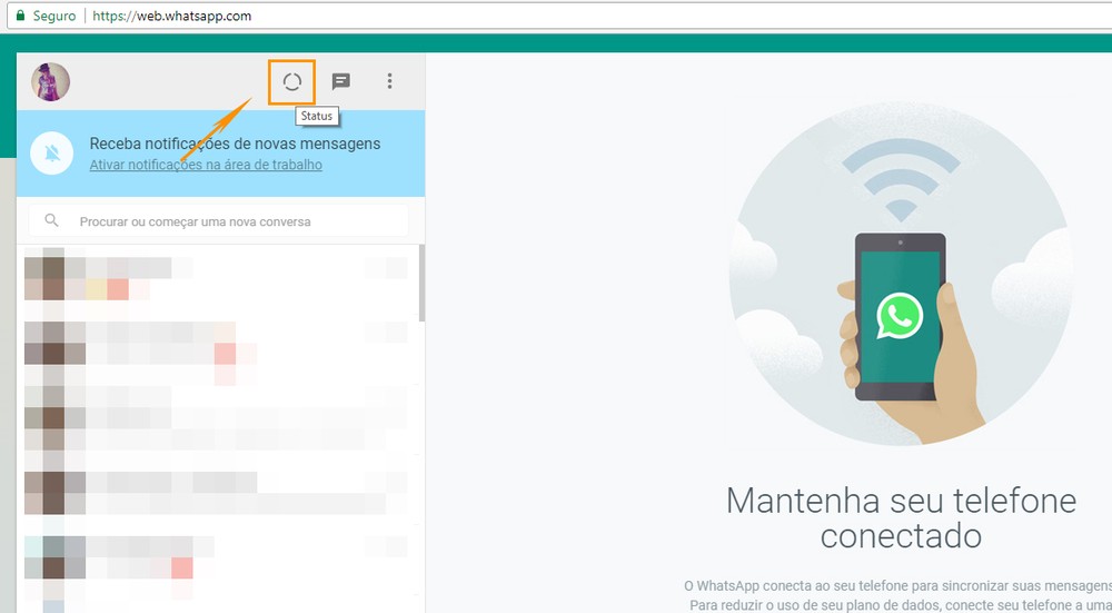 Como usar o WhatsApp Status no navegador do PC; veja todas as dicas