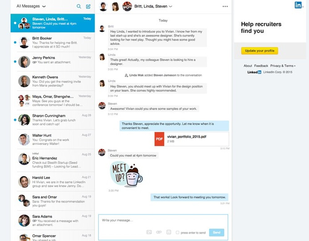 LinkedIn ganha chat com GIFs e emojis e fica parecido com Facebook