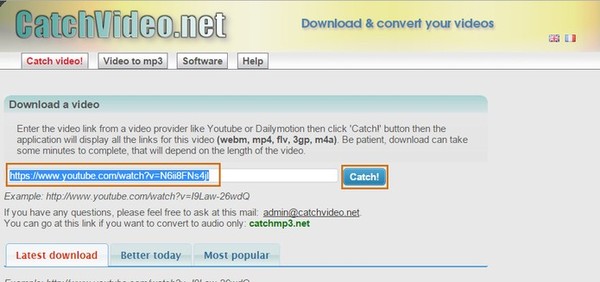 Como usar o CatchVideo para baixar vídeos do YouTube