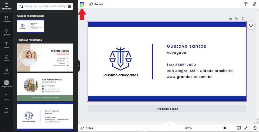 Como criar assinatura de e-mail usando o Canva