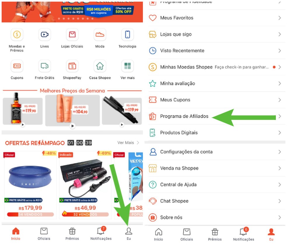 Afiliado Shopee: veja como ser em passo a passo pelo celular e pelo PC