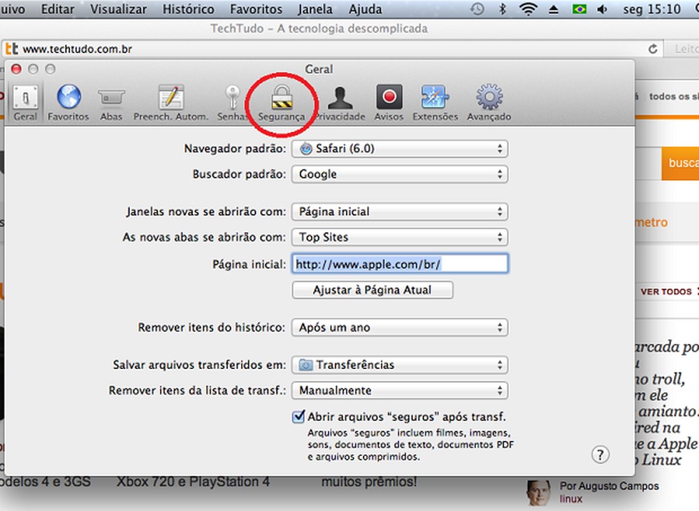 Saiba como desativar o Java no Safari