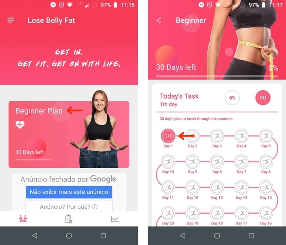 Como usar o app Lose Belly Fat para perder barriga e entrar em forma