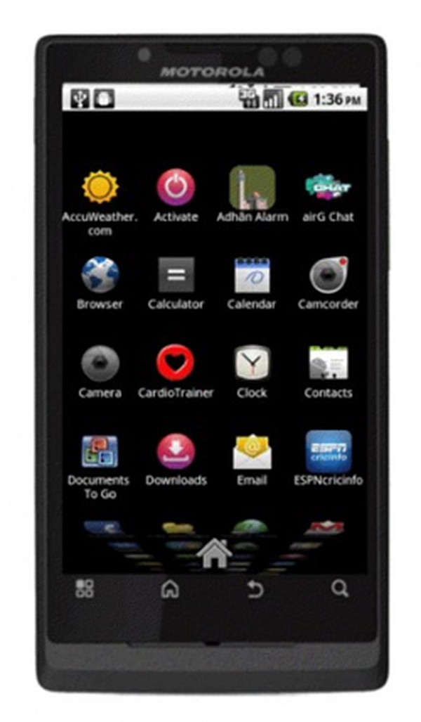 Motorola anuncia o smartphone Triumph, com Android e tela de 4.1 polegadas