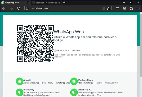 Como usar o WhatsApp Web no Microsoft Edge; saiba ativar no Windows 10