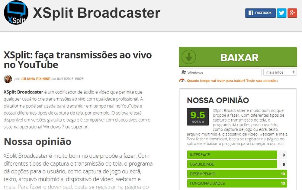 Como fazer live na Twitch TV com OBS e XSplit