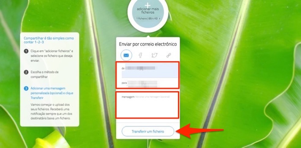 Como compartilhar arquivos grandes com o TransferXL