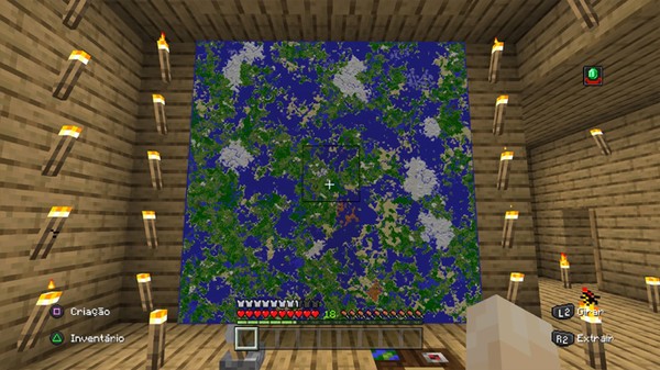 Como fazer quadro no Minecraft