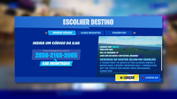 Modo criativo Fortnite: veja como jogar e os melhores códigos de mapas