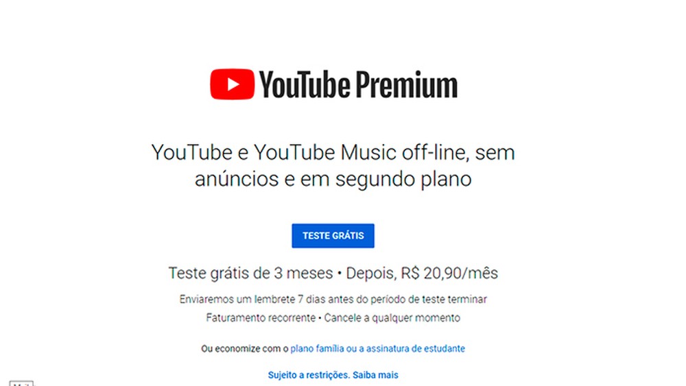 YouTube Premium vale a pena? Veja preço e como assinar serviço