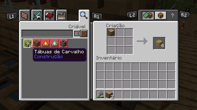 Como fazer um baú no Minecraft