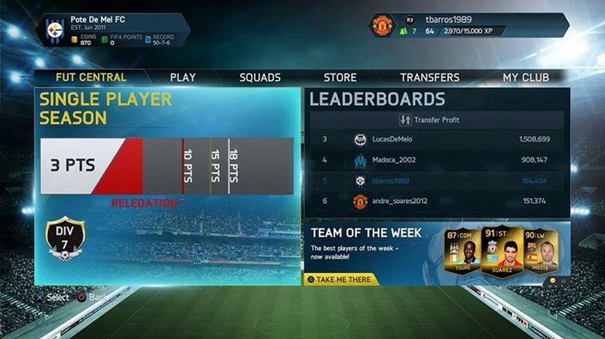 Fifa 14: como editar uniformes, estádios e equipes no Ultimate Team