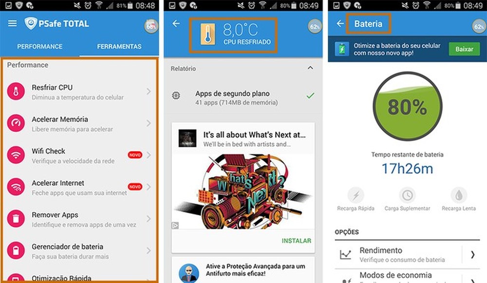 Como usar o app PSafe Total 3.0 e proteger o celular de vírus