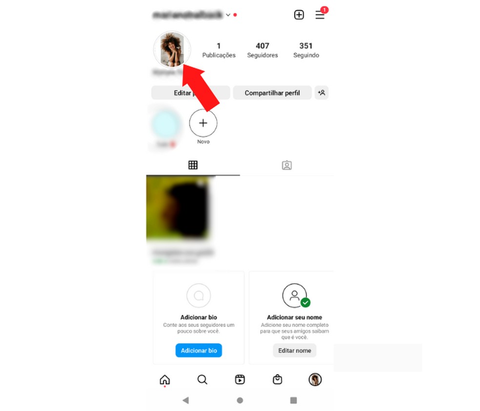 Como colocar foto inteira no perfil do Instagram