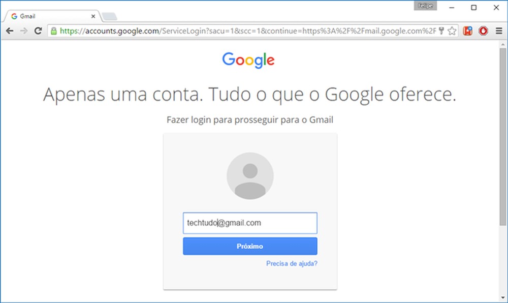 Como fazer login e entrar com outra conta no Gmail pelo PC