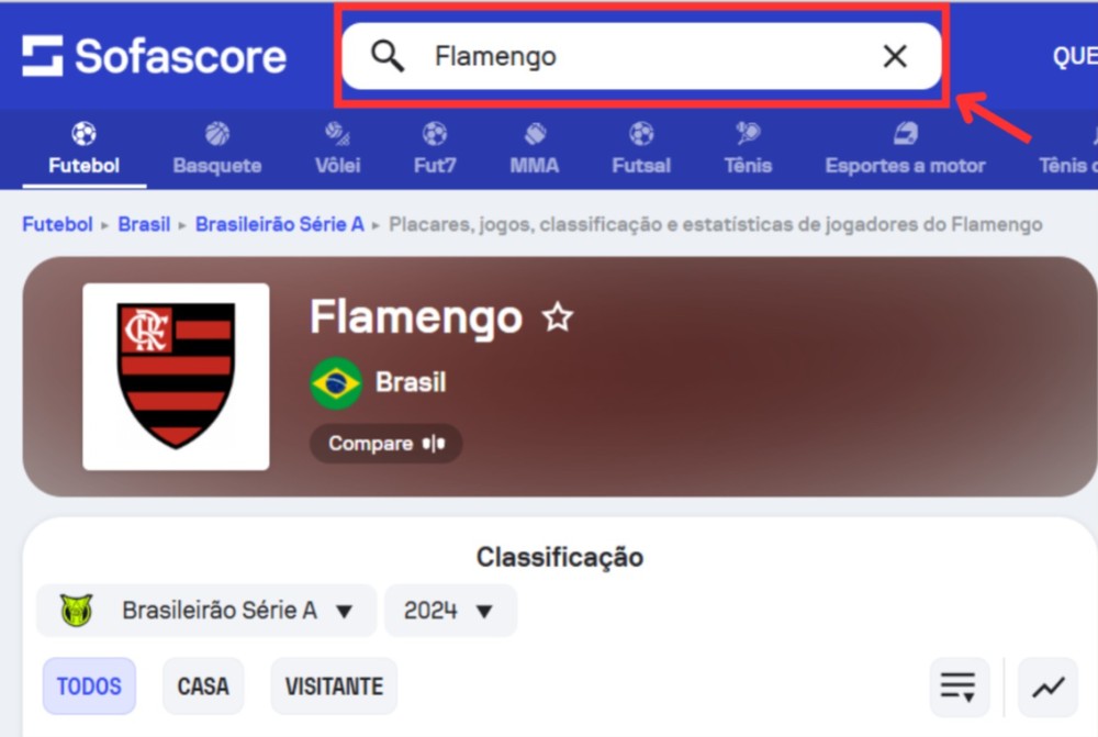 O que é Sofascore? Saiba como acompanhar estatísticas do seu time do ...