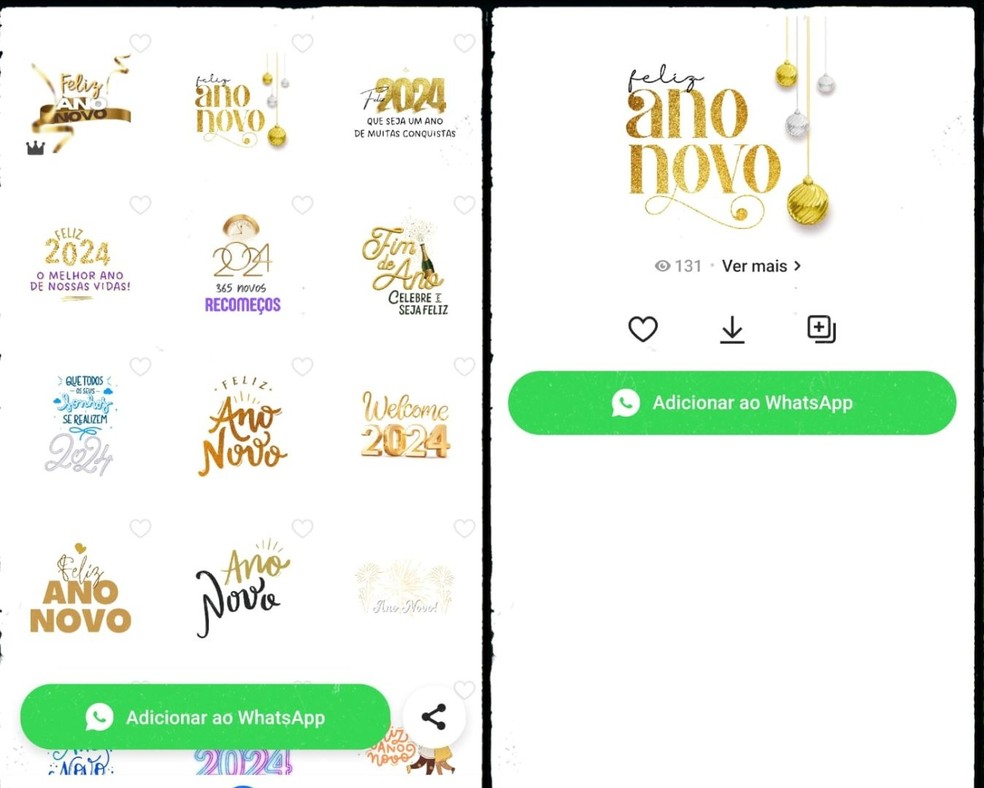 Figurinha de 'Feliz Ano Novo 2024' para WhatsApp: 4 apps para baixar ...