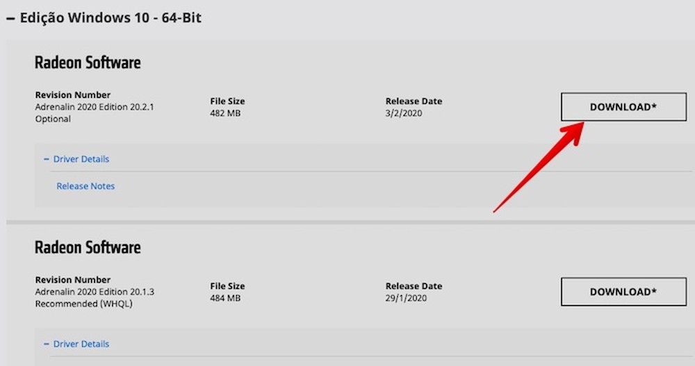 Como atualizar o driver da placa de vídeo RX 580