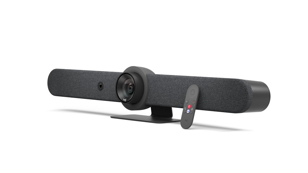 Logitech anuncia soundbar com webcam que pode gravar vídeos em 4K