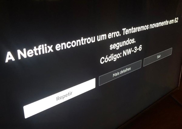 'Netflix encontrou um erro': entenda o que significa e o que fazer